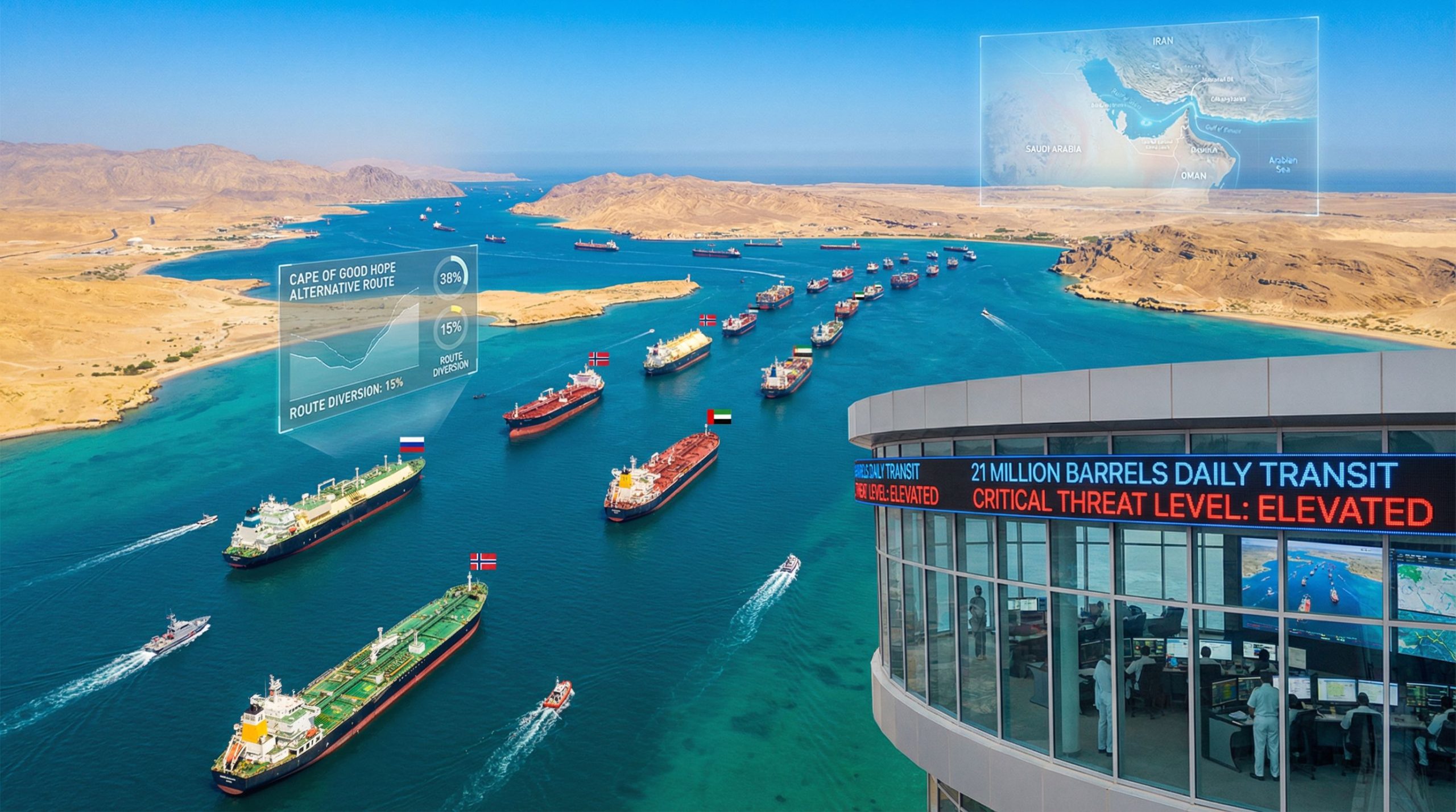 Strait of Hormuz Threat Level Critical Maritime Crisis