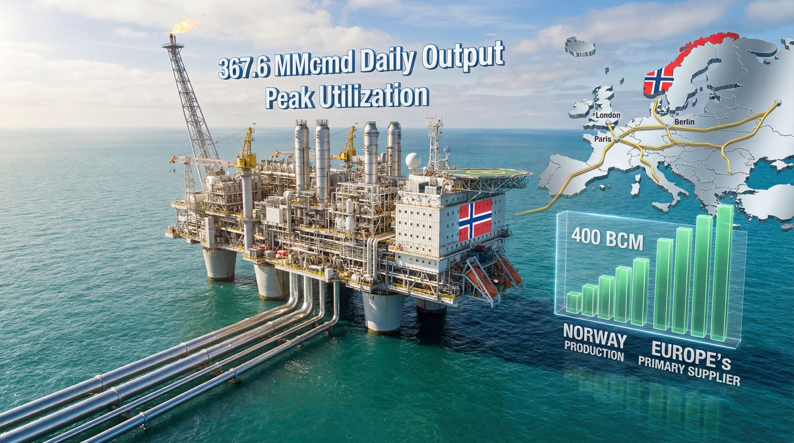 Norway Gas Production Capacity Hits Maximum Limits