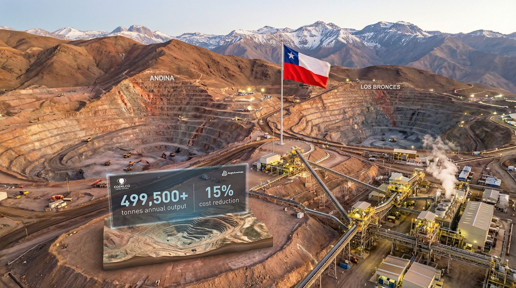 Codelco-Anglo American Joint Mining Plan Boosts Output