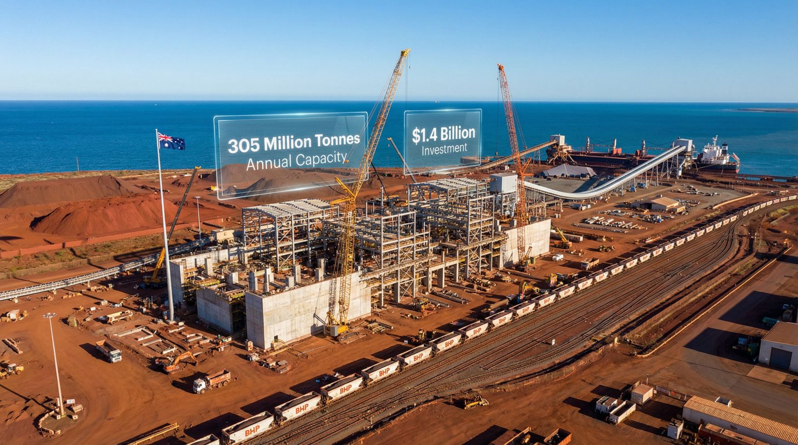 BHP Port Hedland Car Dumper Project $1.4B Expansion