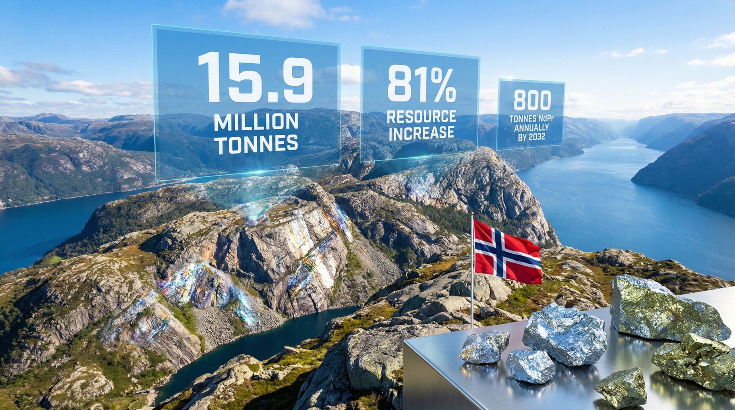 Norway's Rare Earth Deposit: 15.9M Ton Resource Estimate