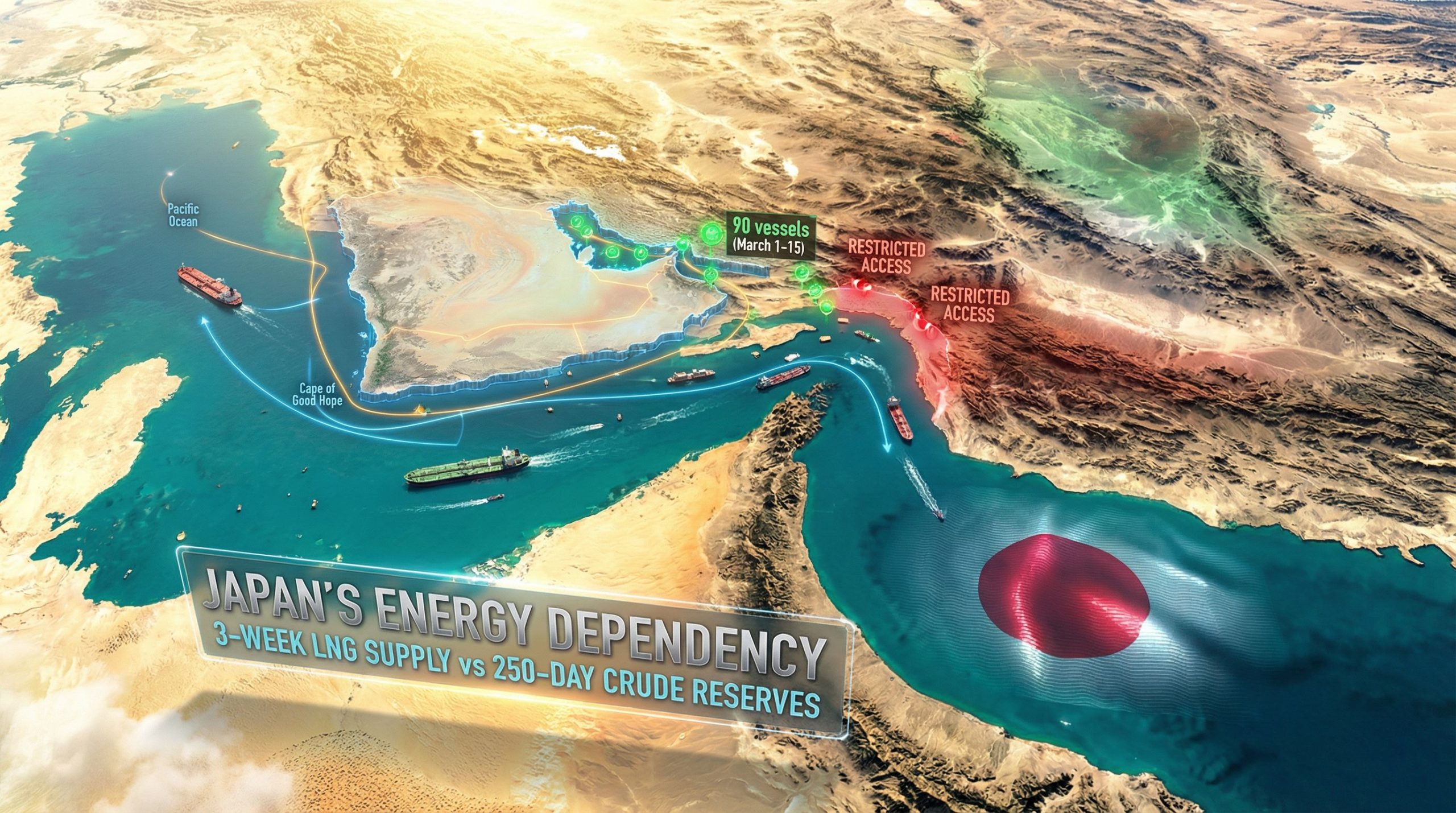 Iran Japan Shipping Routes Through Hormuz Strait