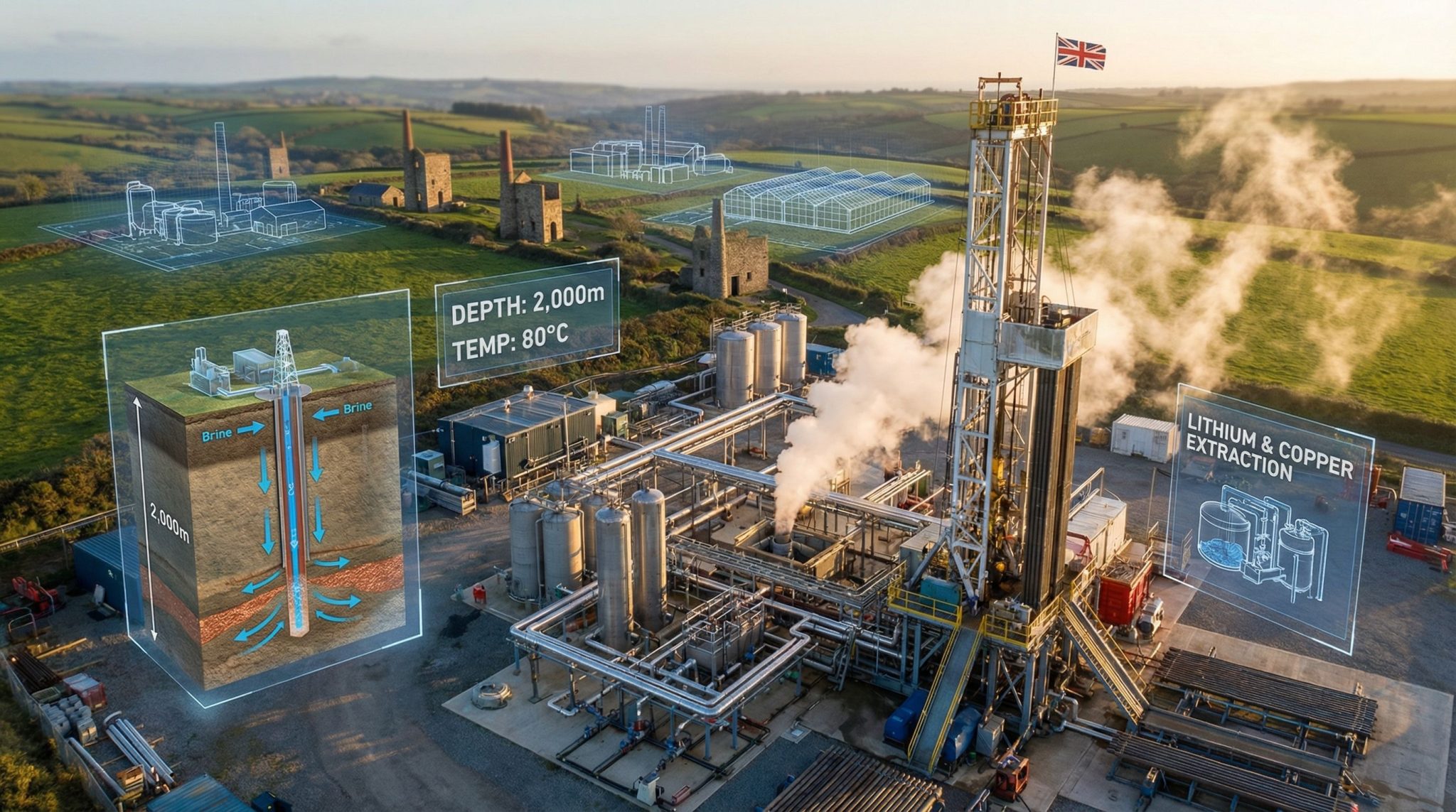 Cornish Lithium Copper House Project Cornwall UK Mining
