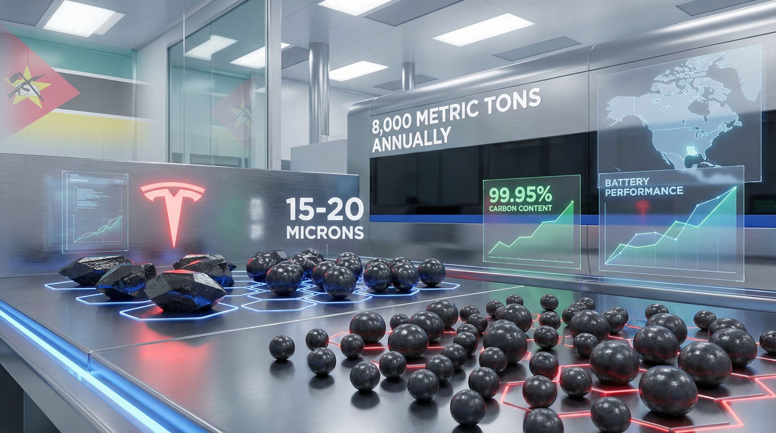 Syrah Tesla Graphite Supply Deal Extended to June 2026
