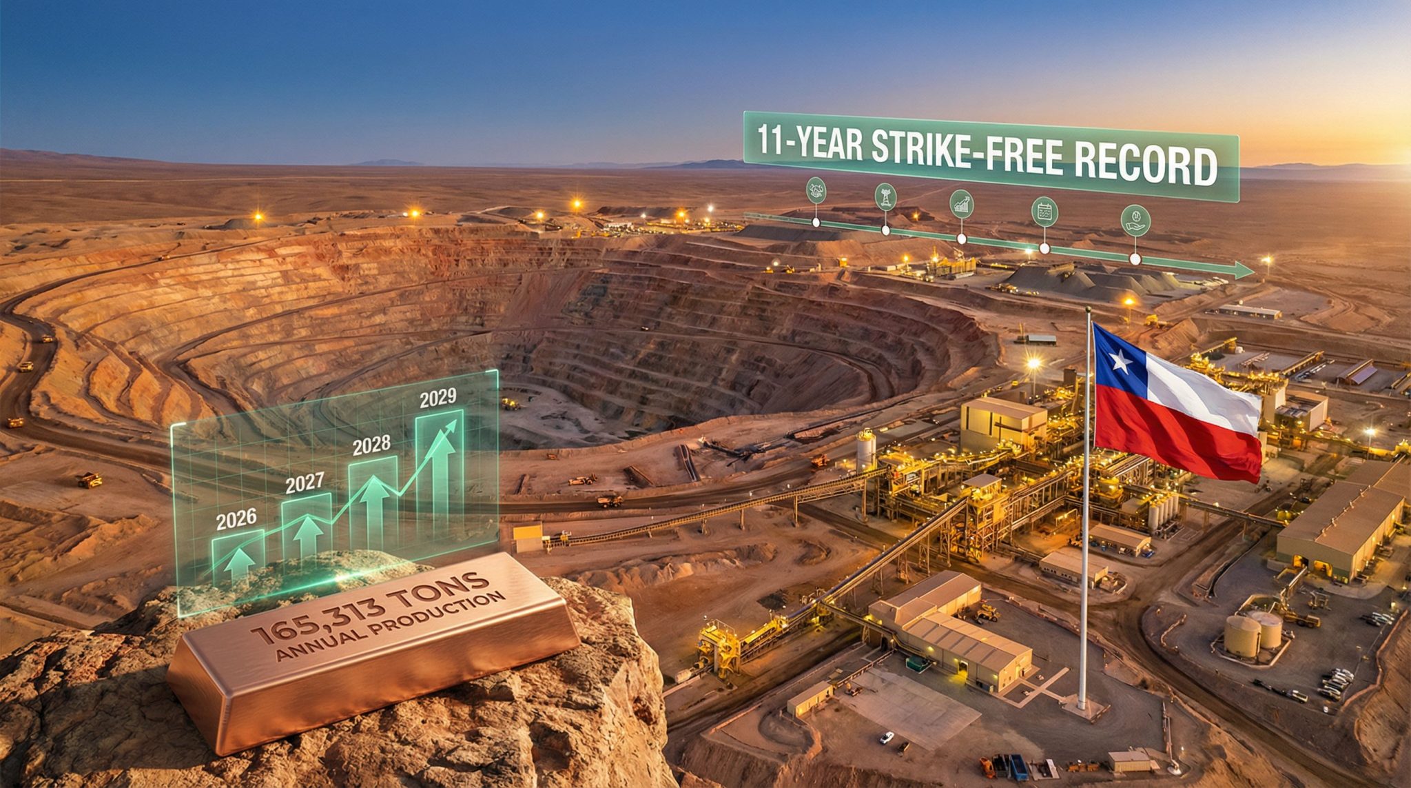 KGHM Chile Mine Contract Agreement Secures Labor Stability