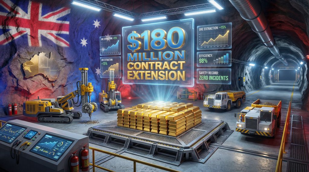 Barminco Secures $180M Contract Extension Underground