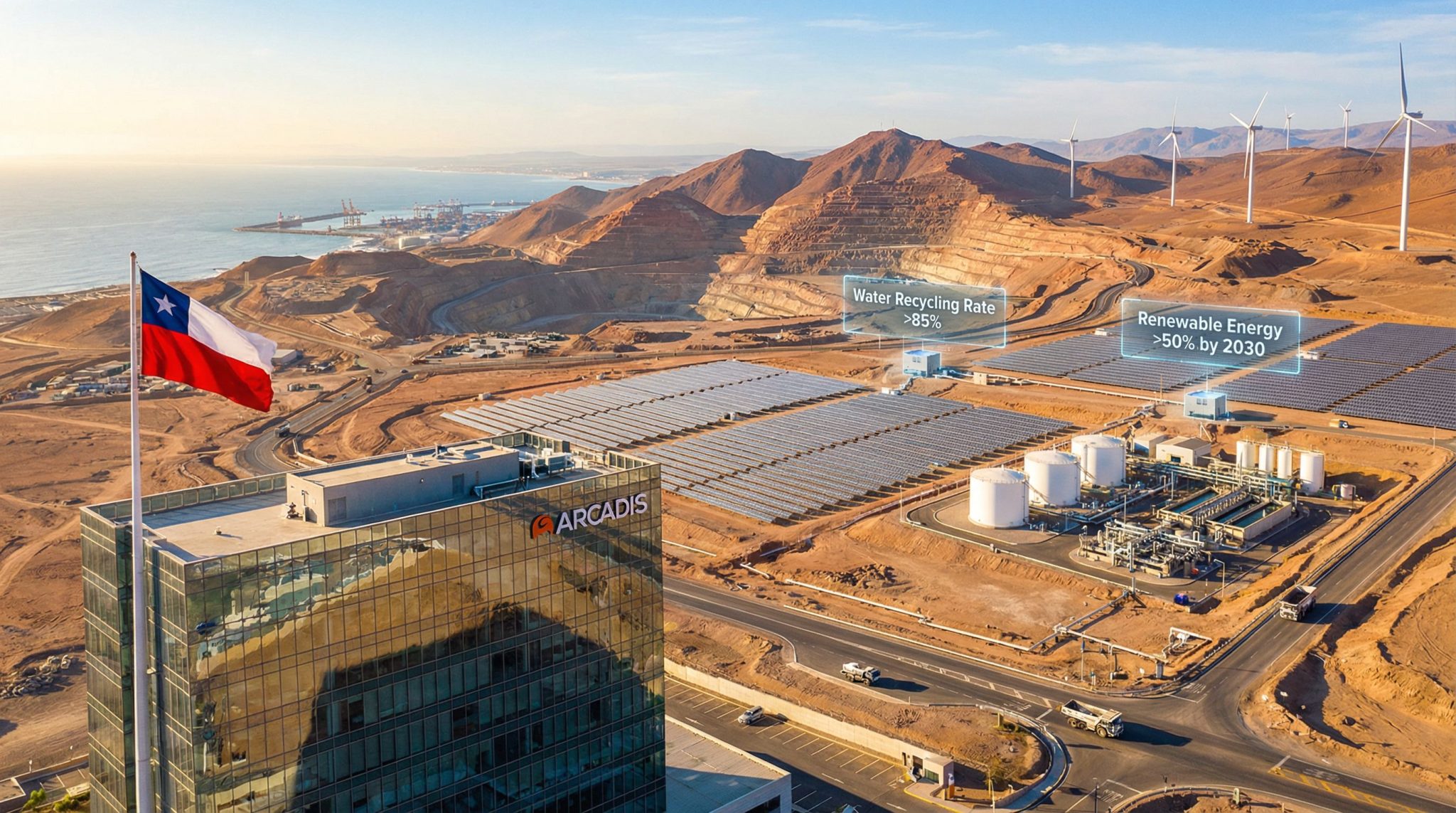 Arcadis Opens Antofagasta Office for Mining Solutions
