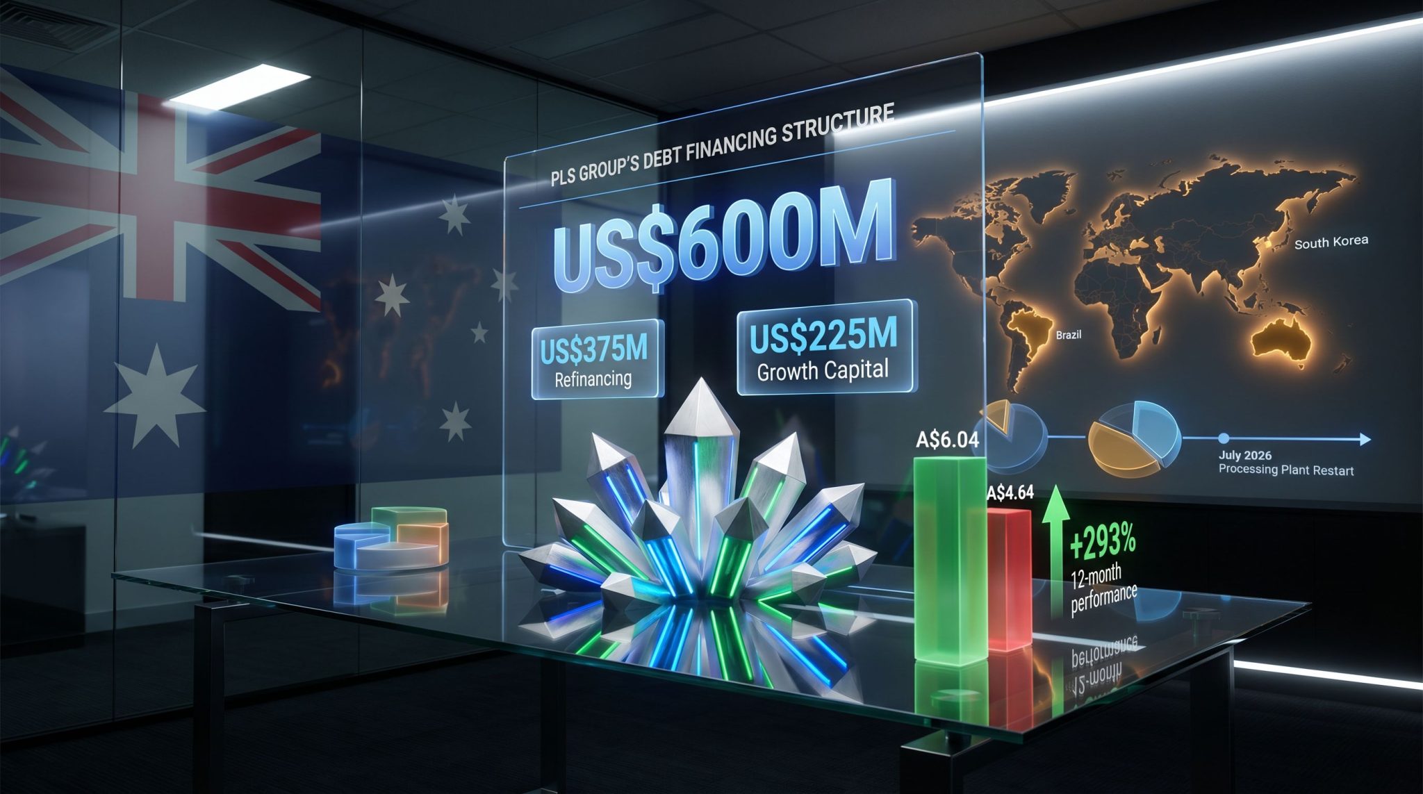 PLS Group Hits Record High on $600M Notes Deal
