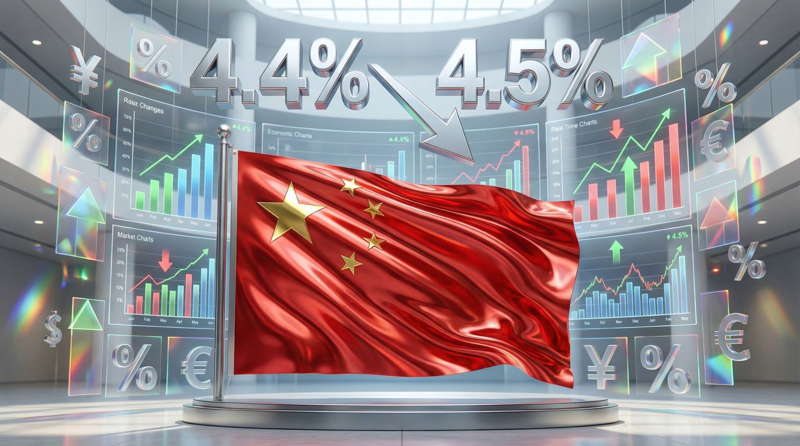 IMF Cuts China GDP Growth Forecast to 4.4% Amid Risks