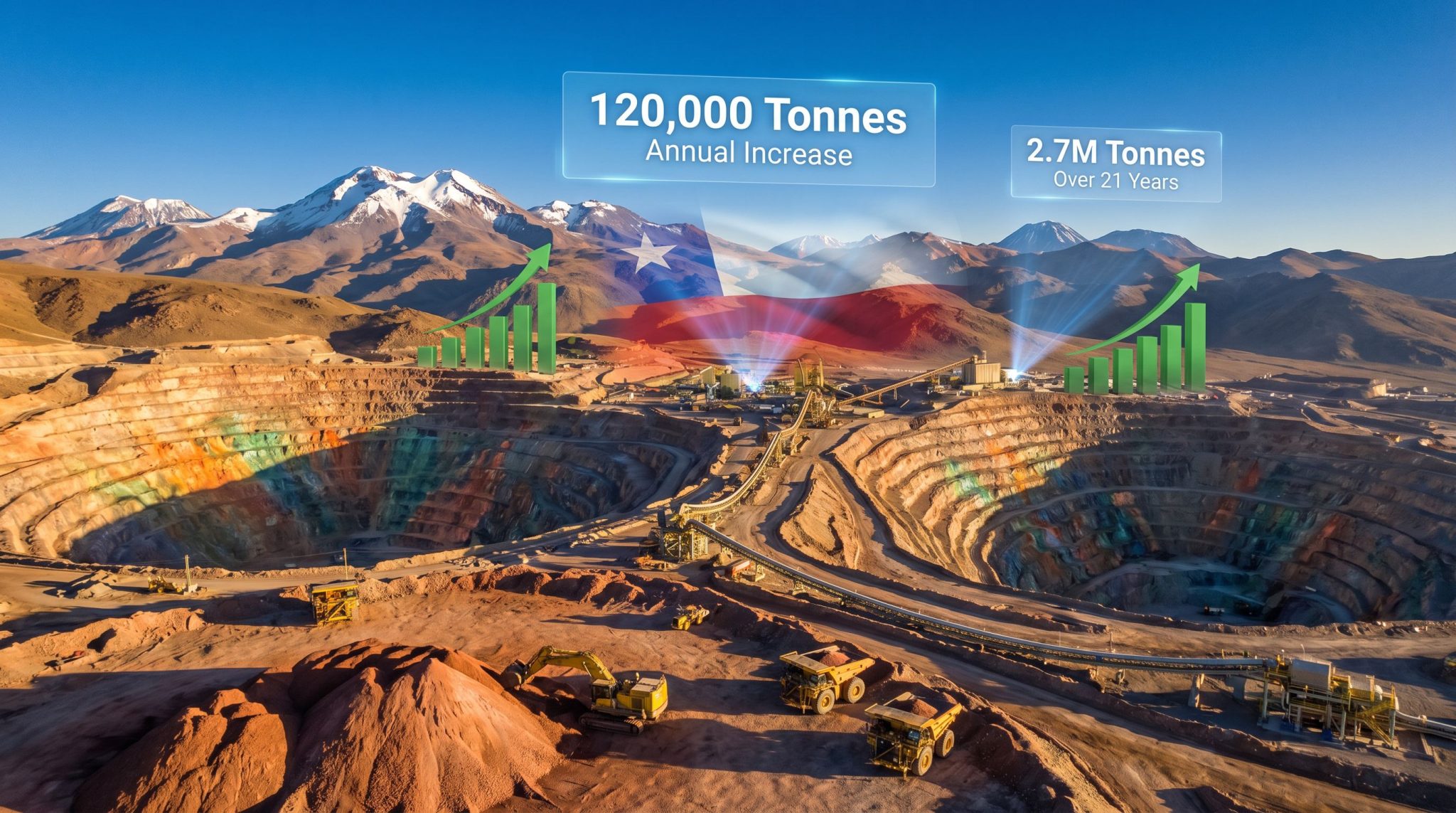 Andina-Los Bronces Joint Mining Plan: Copper Production