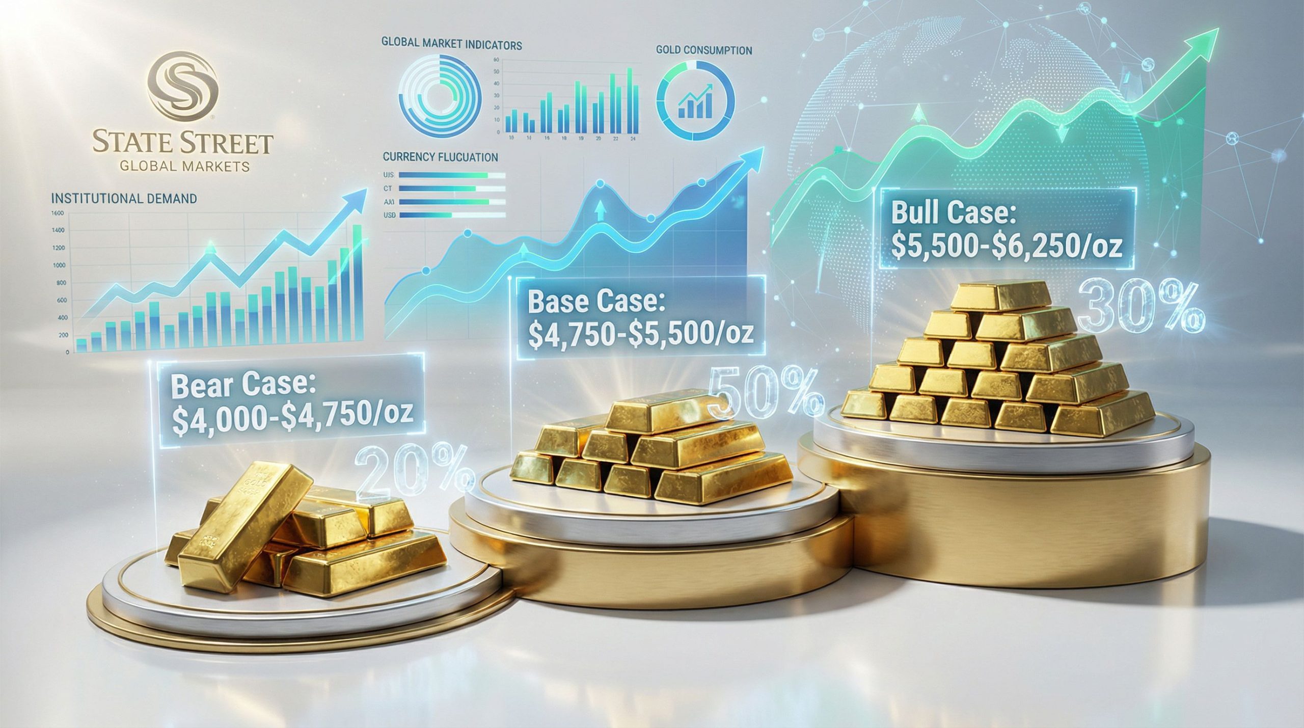 State Street Gold Forecast: $5,500 Price Target 2026