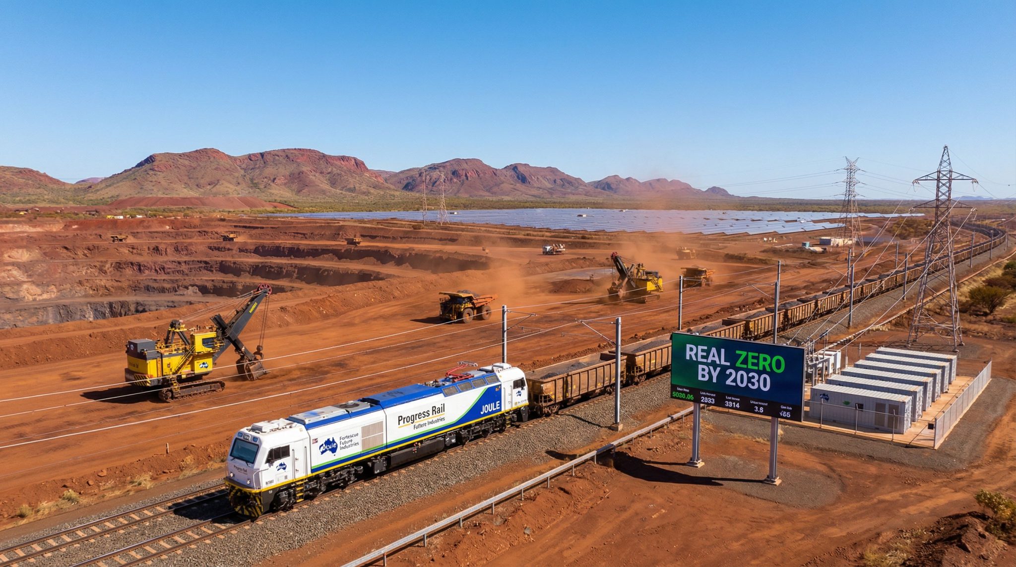 Fortescue Diesel Elimination Plans at Pilbara Mines