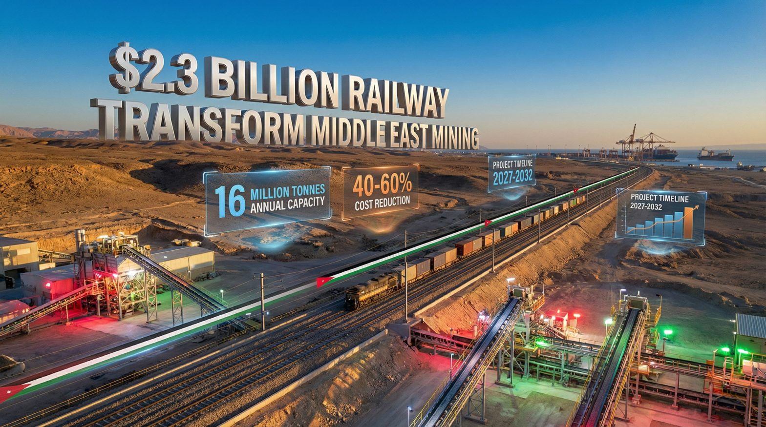 Jordan Mineral Railway Project Reaches Financial Close