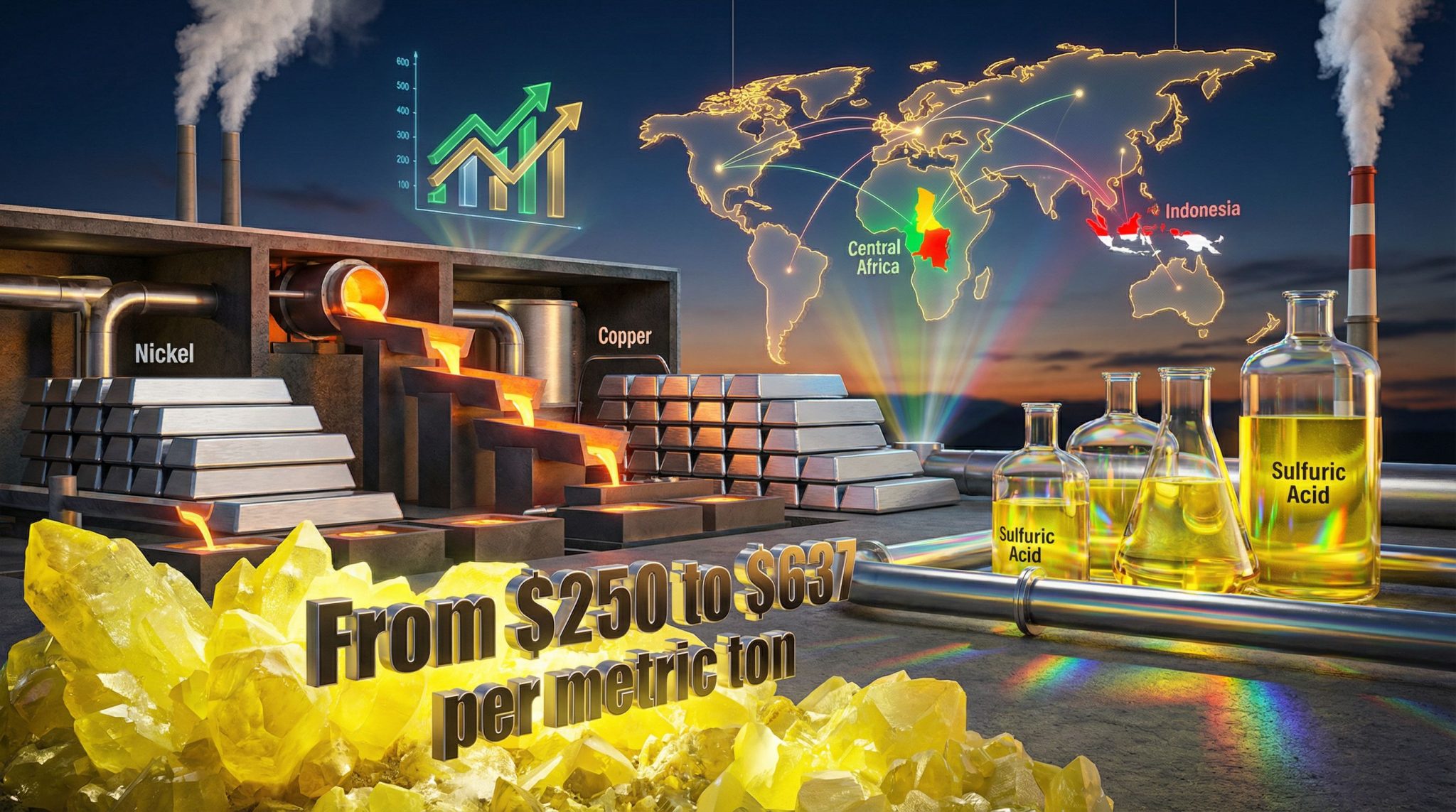 Sulphur Price Surge Hits Indonesia Nickel Africa Copper