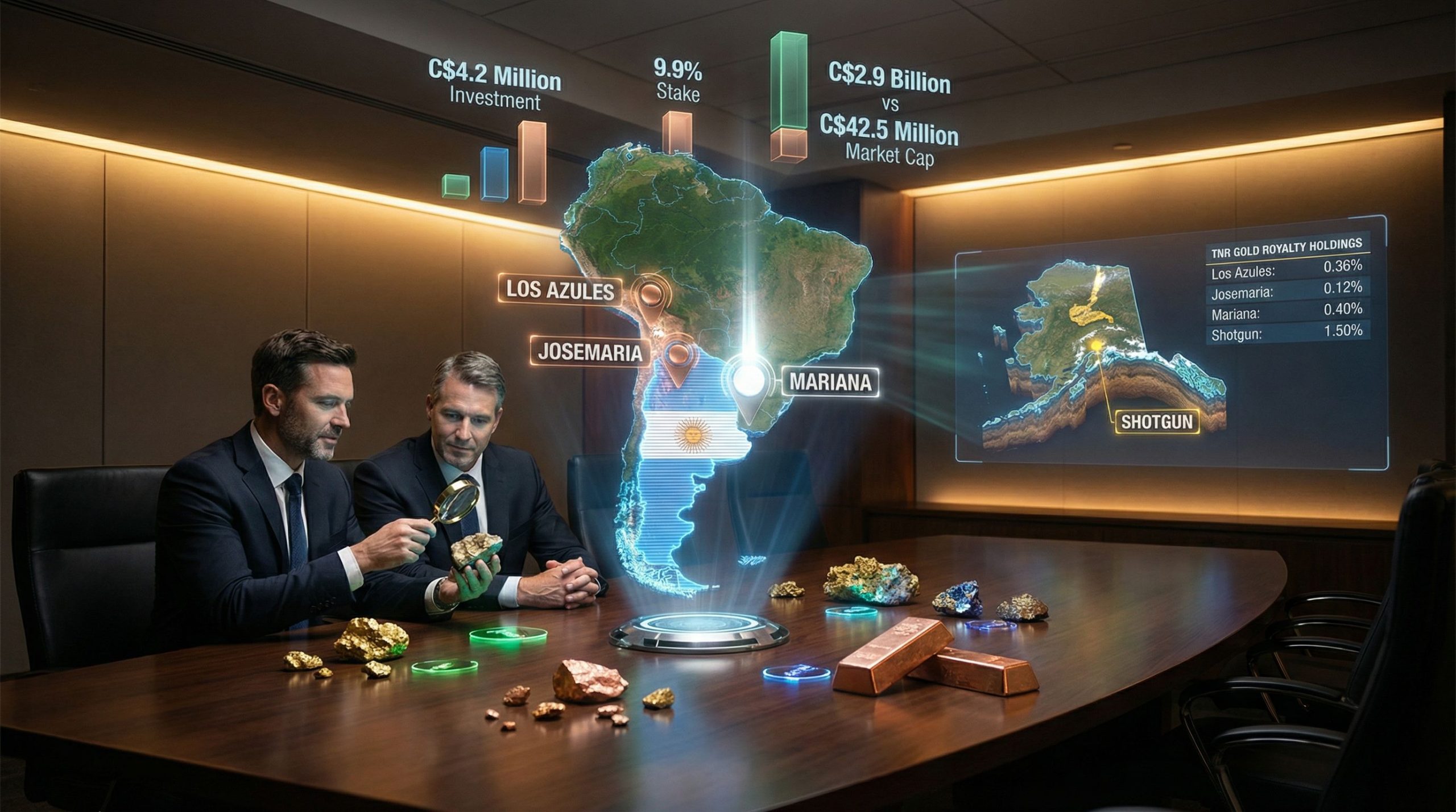 Altius Minerals TNR Gold 9.9% Stake Investment Deal