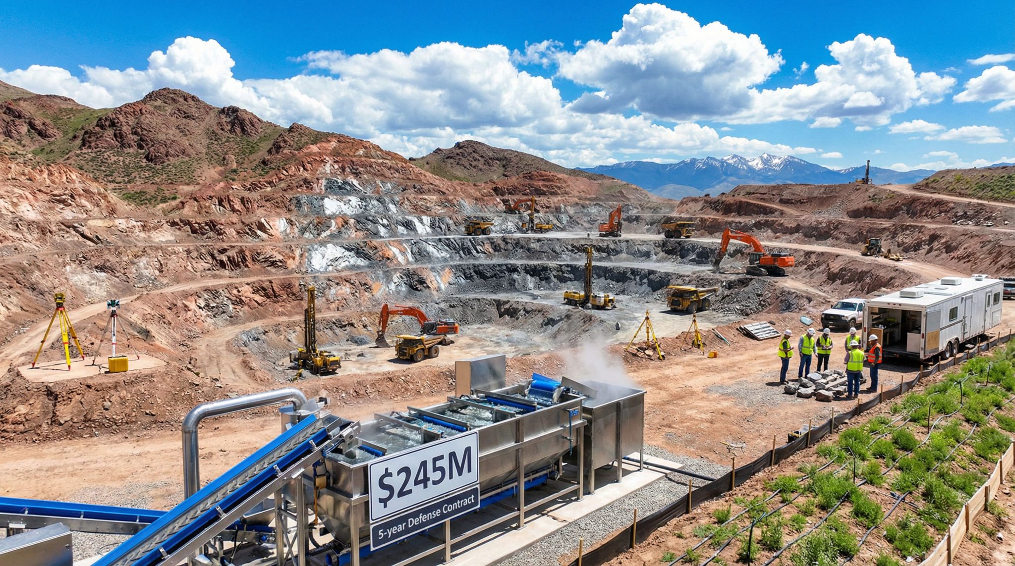 USAC Stibnite Hill Mining Operations Resume After Winter