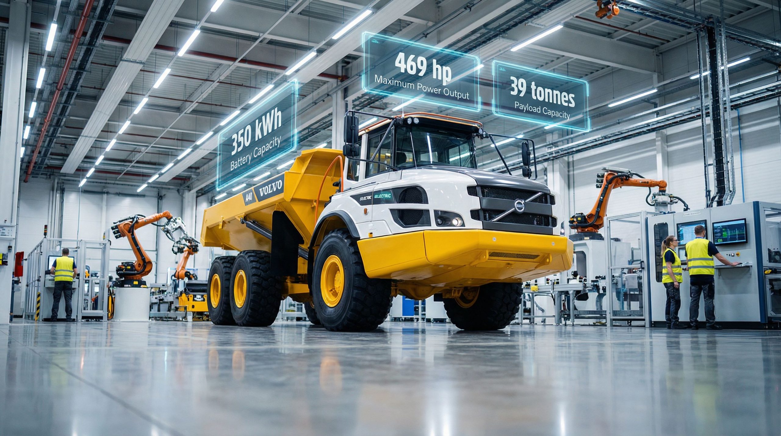 Volvo Electric Articulated Truck Production Begins