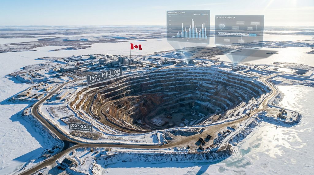 Rio Tinto Diavik Mine Final Production Ends 2026
