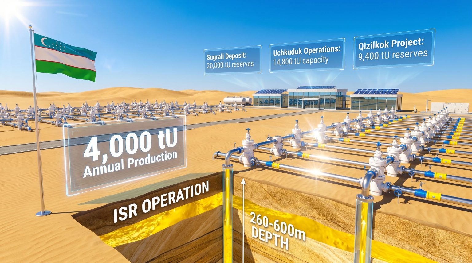 In-Situ Uranium Recovery Uzbekistan: Tech & Production