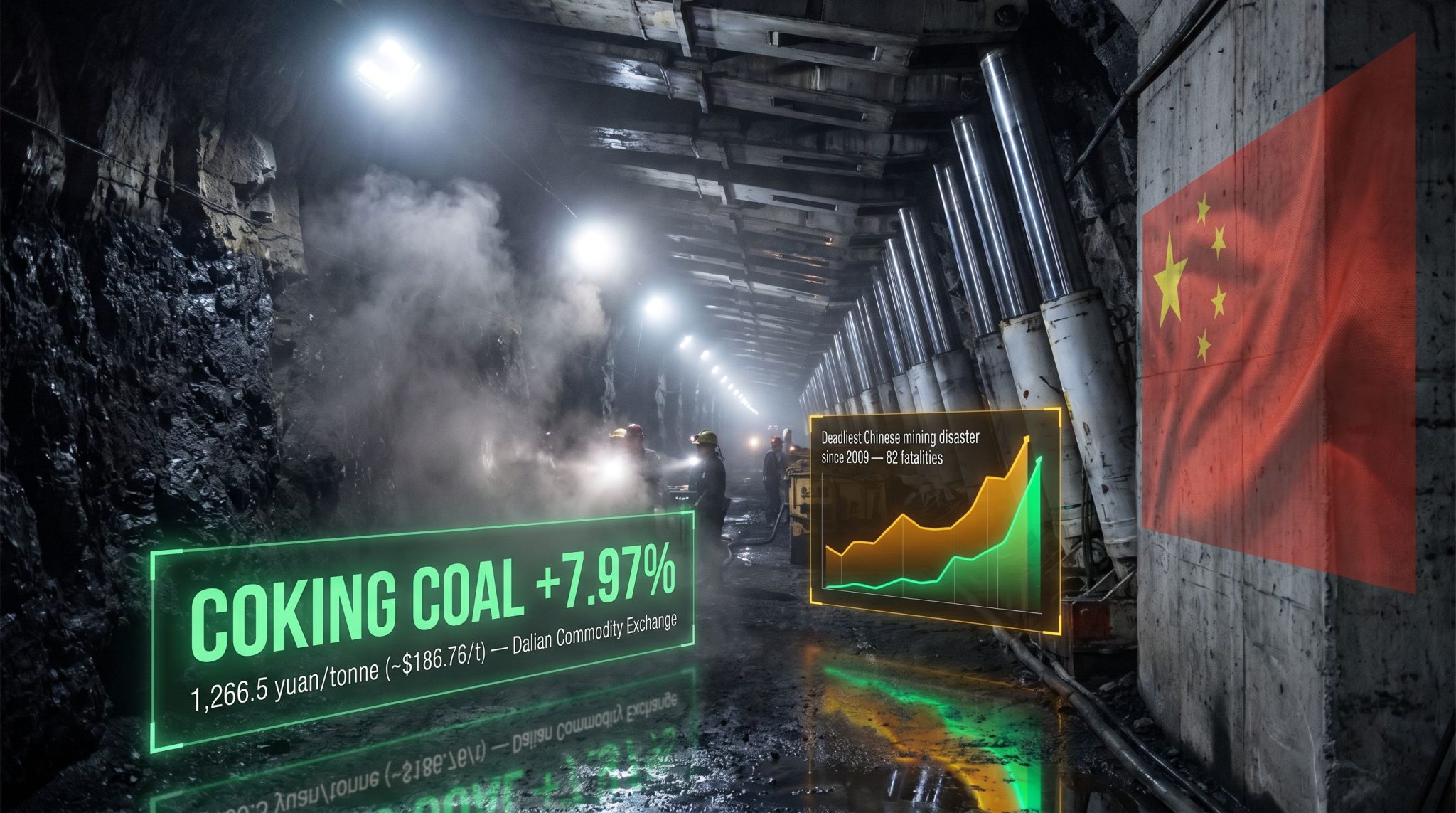China Coking Coal Prices Surge After Shanxi Disaster