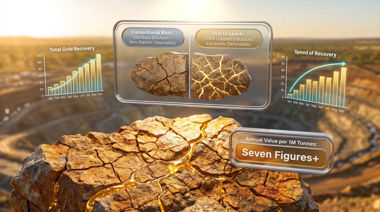Dyno Nobel Drill to Leach: Boost Gold Recovery