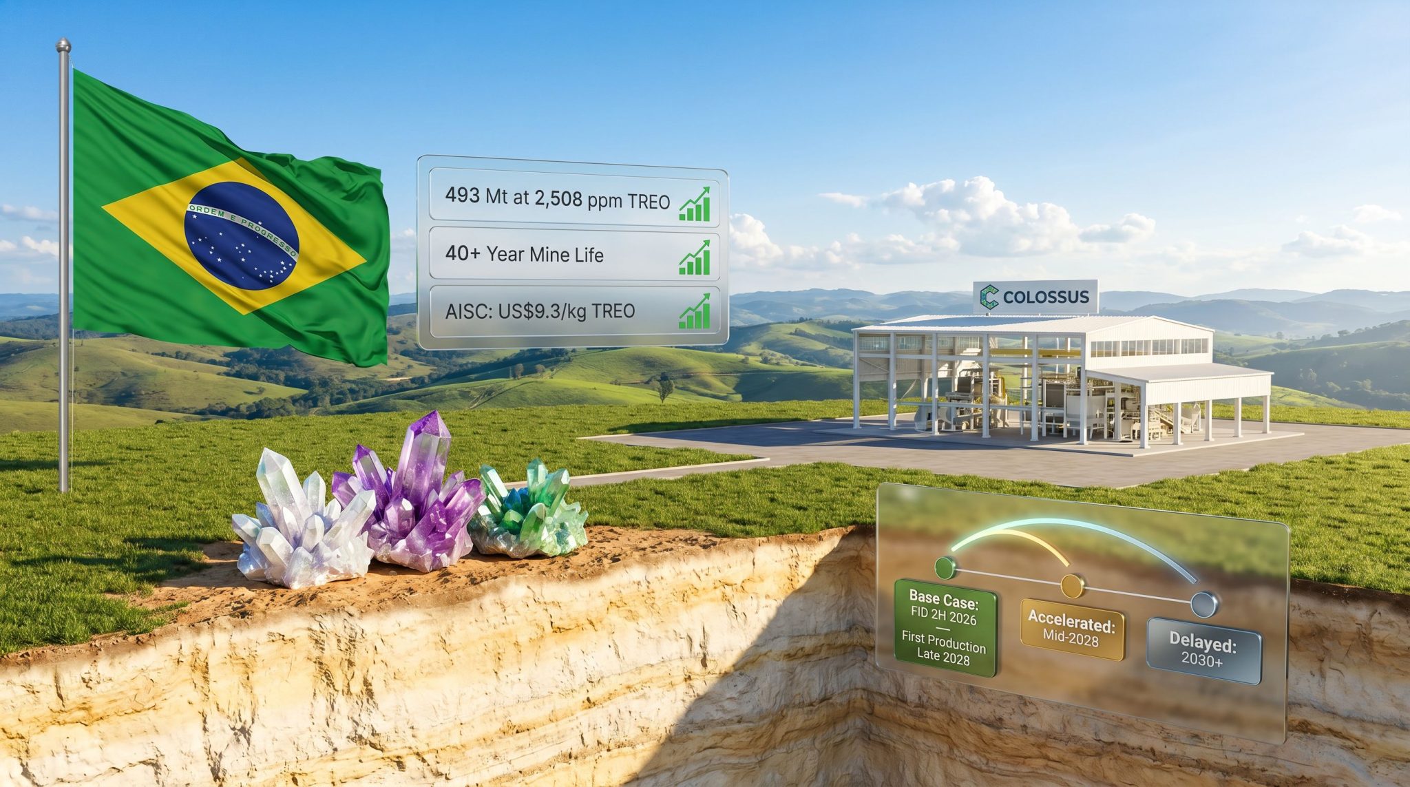 Viridis Colossus Rare Earths Project in Brazil