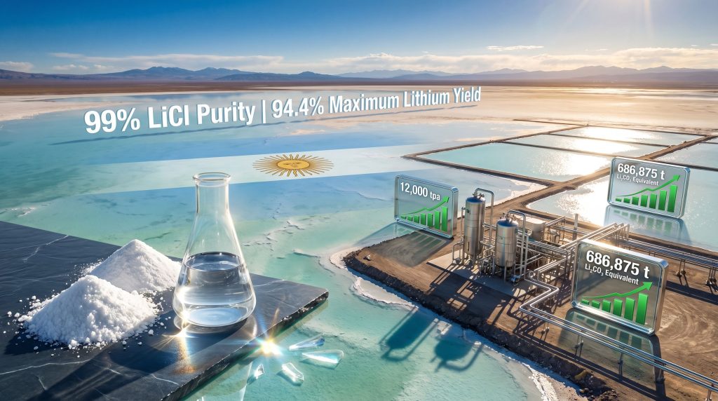 Argosy Minerals Rincon Lithium Project: 99% Purity