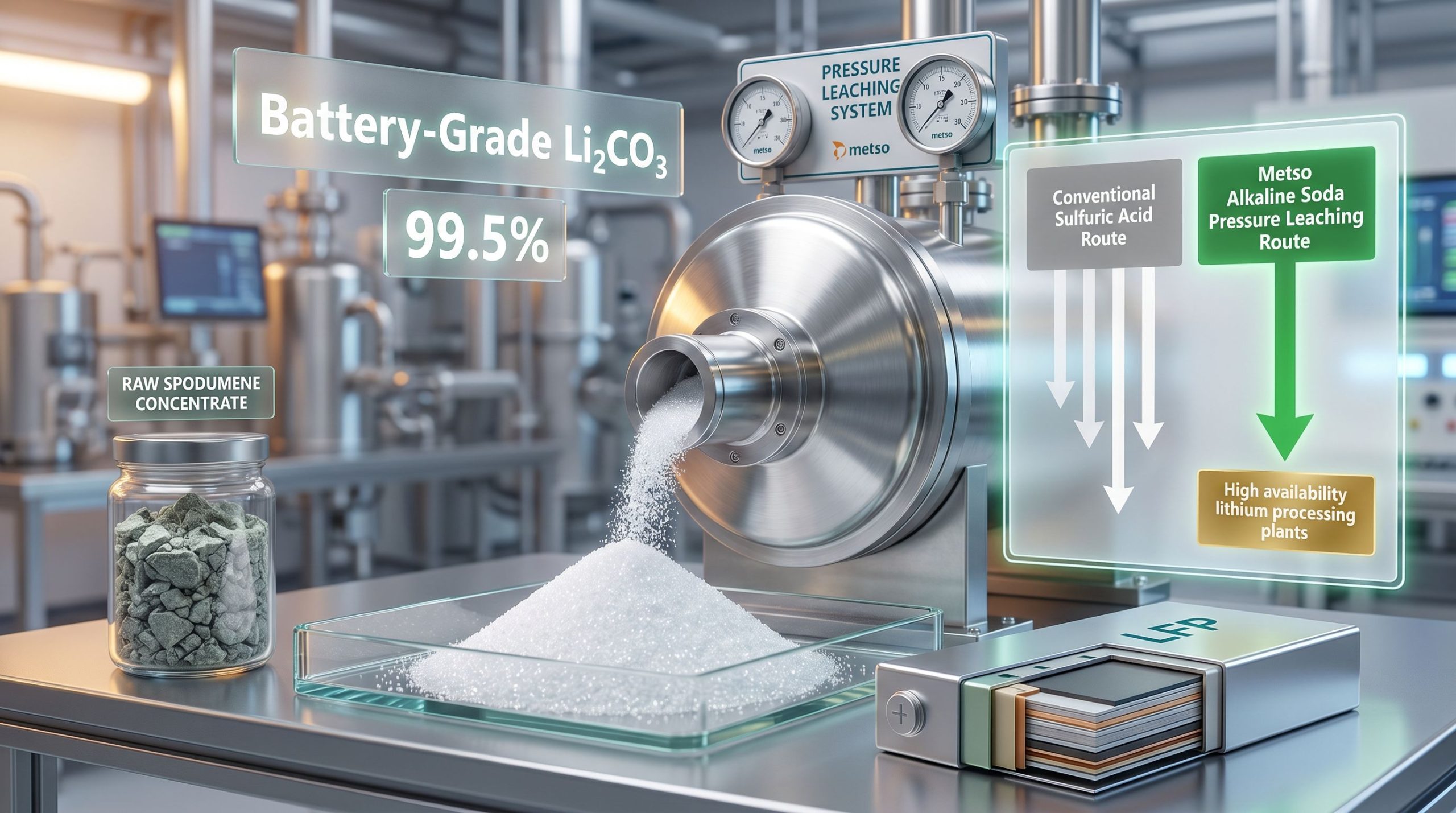 Metso Lithium Carbonate Production Method Explained