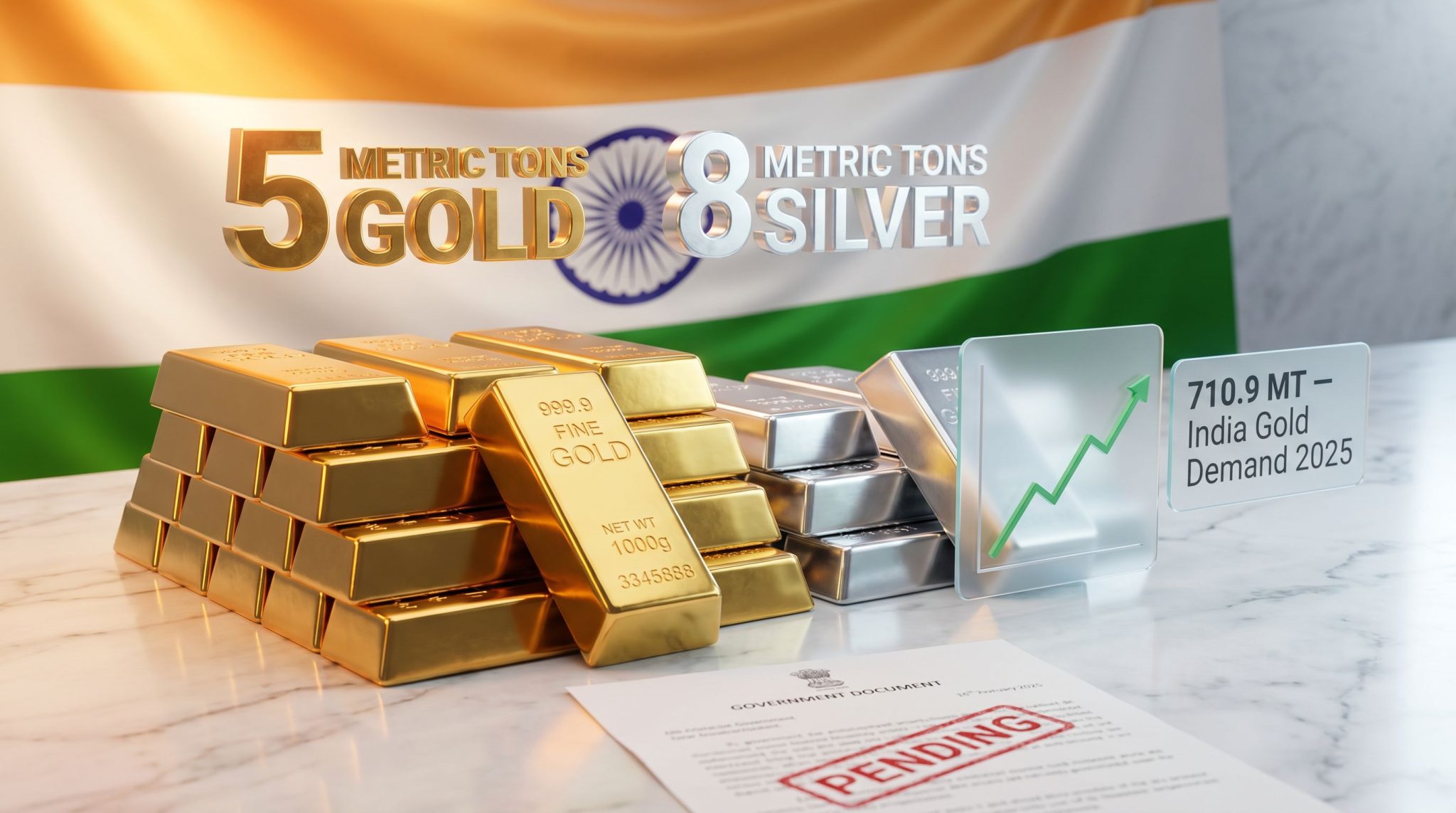 India Bullion Import Freeze & Gold Silver Prices