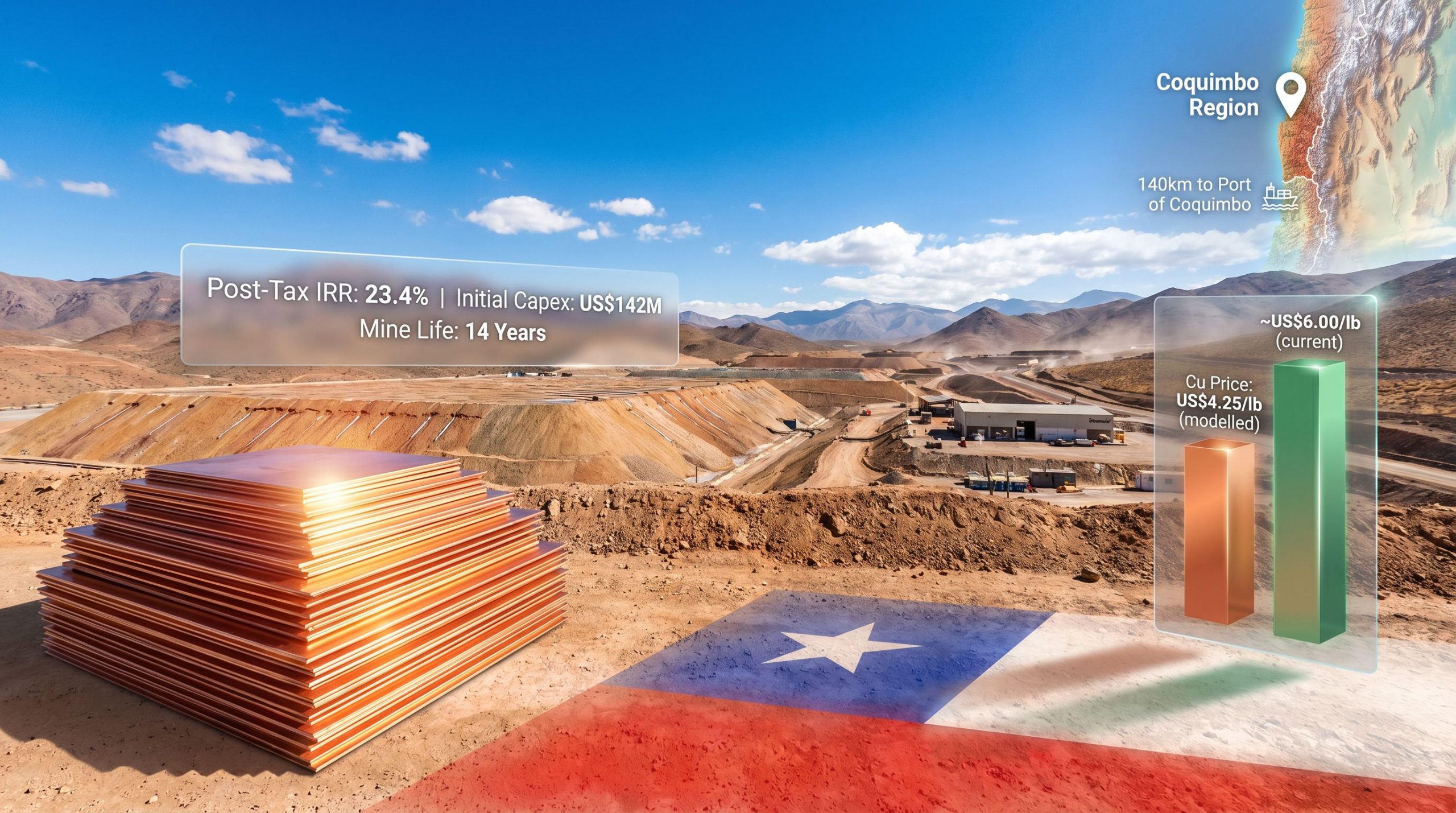 Camino Puquios Mine Construction in Chile 2026