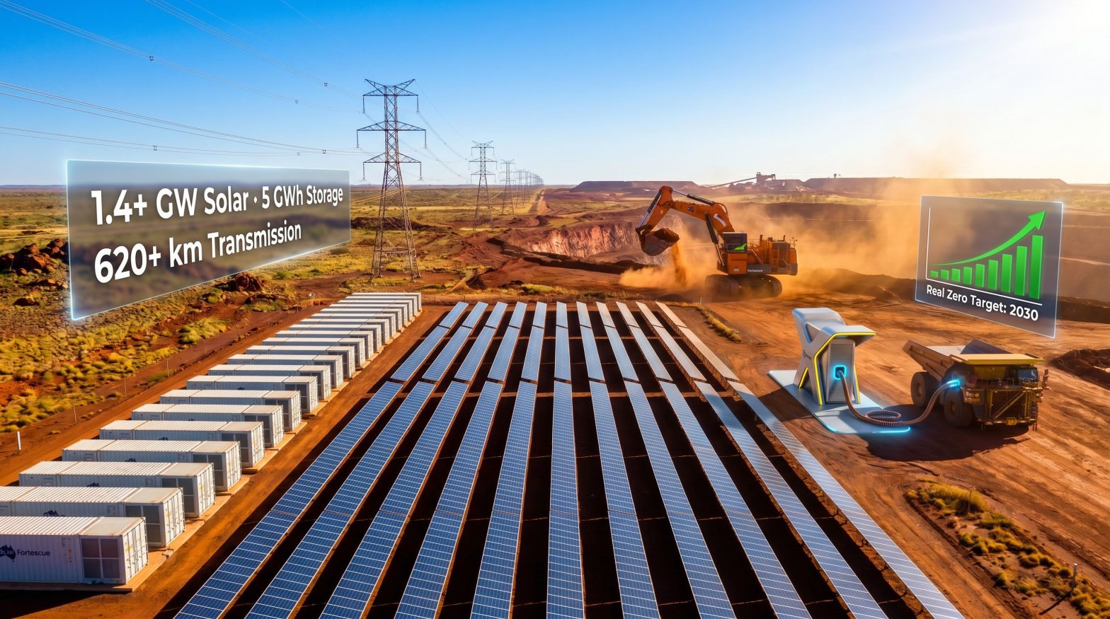 Fortescue Solar & Battery: Powering Iron Ore Mining