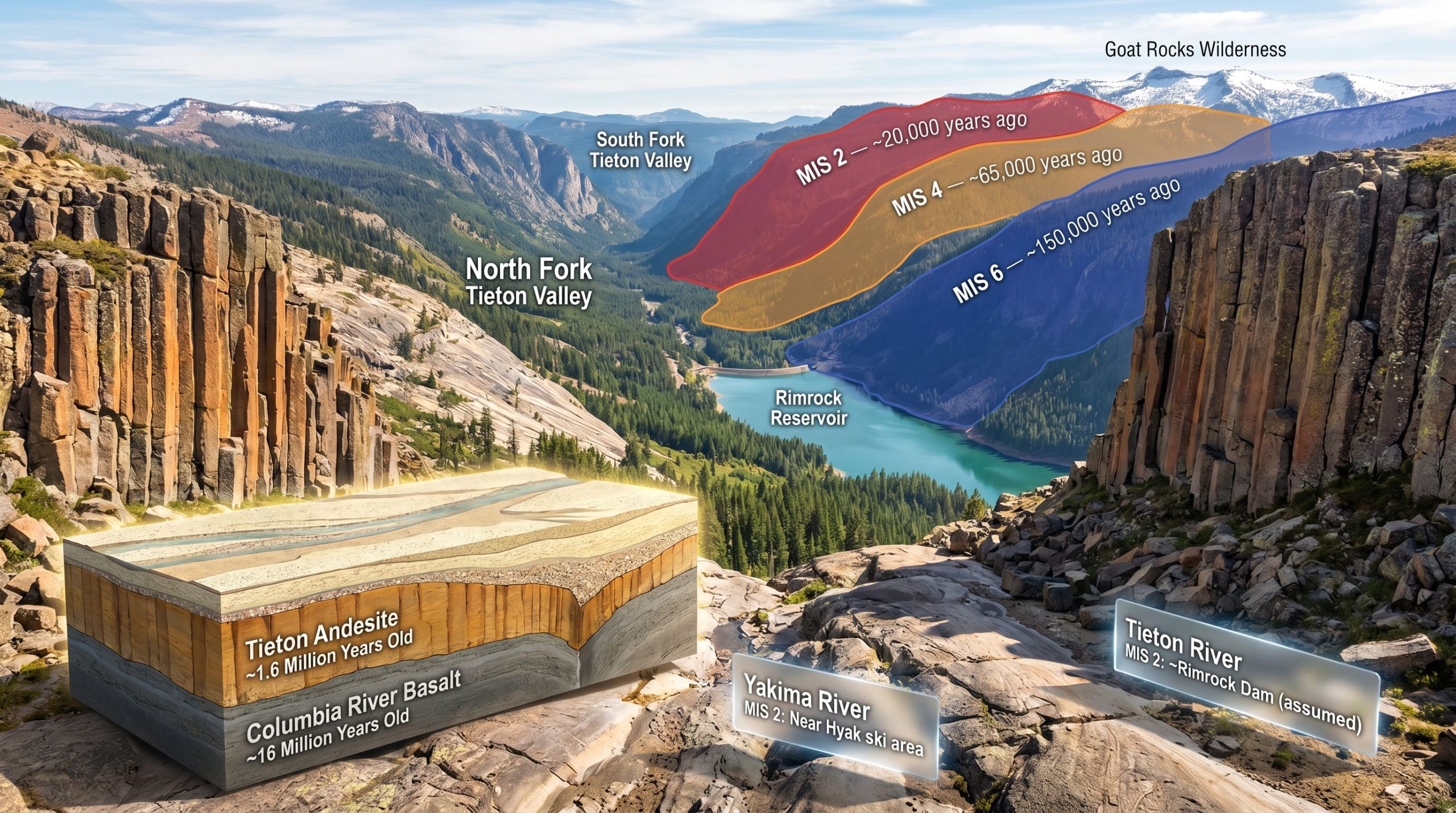 Tieton River Valley Glaciation: Multi-Stage Ice History