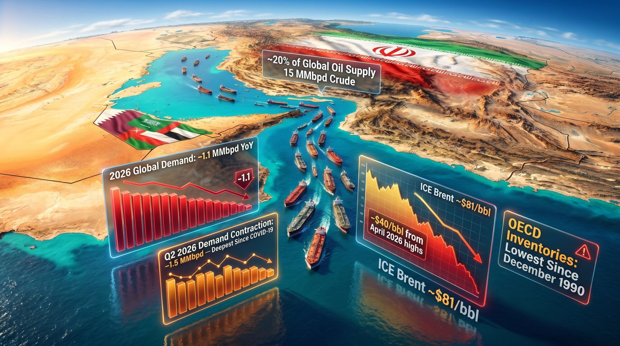 IEA Cuts Oil Demand Outlook as Hormuz Reopening Nears