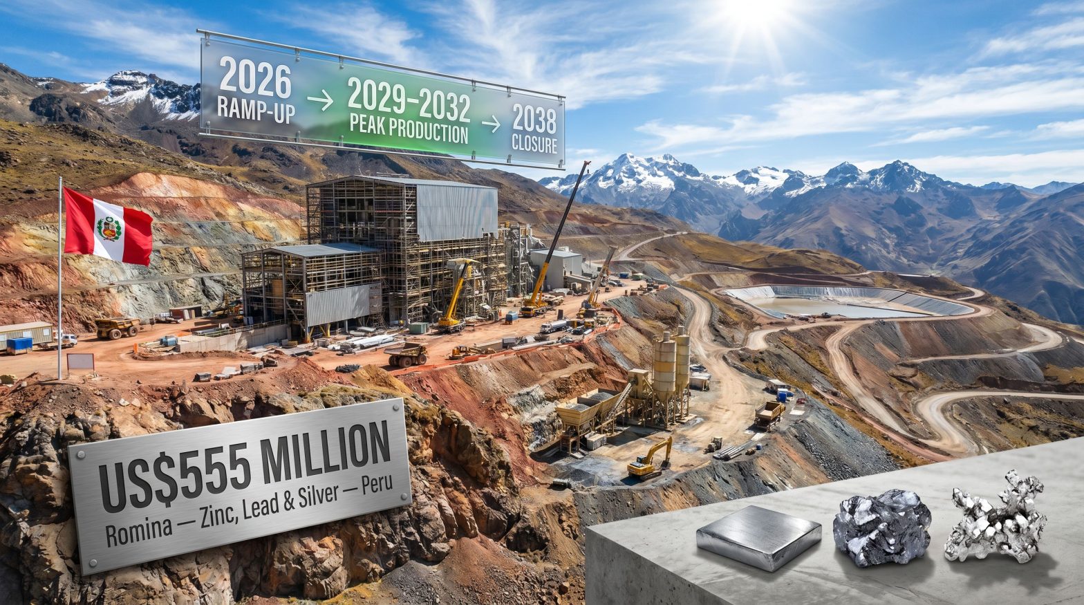 Volcan Romina Zinc Project Starts in Peru 2026