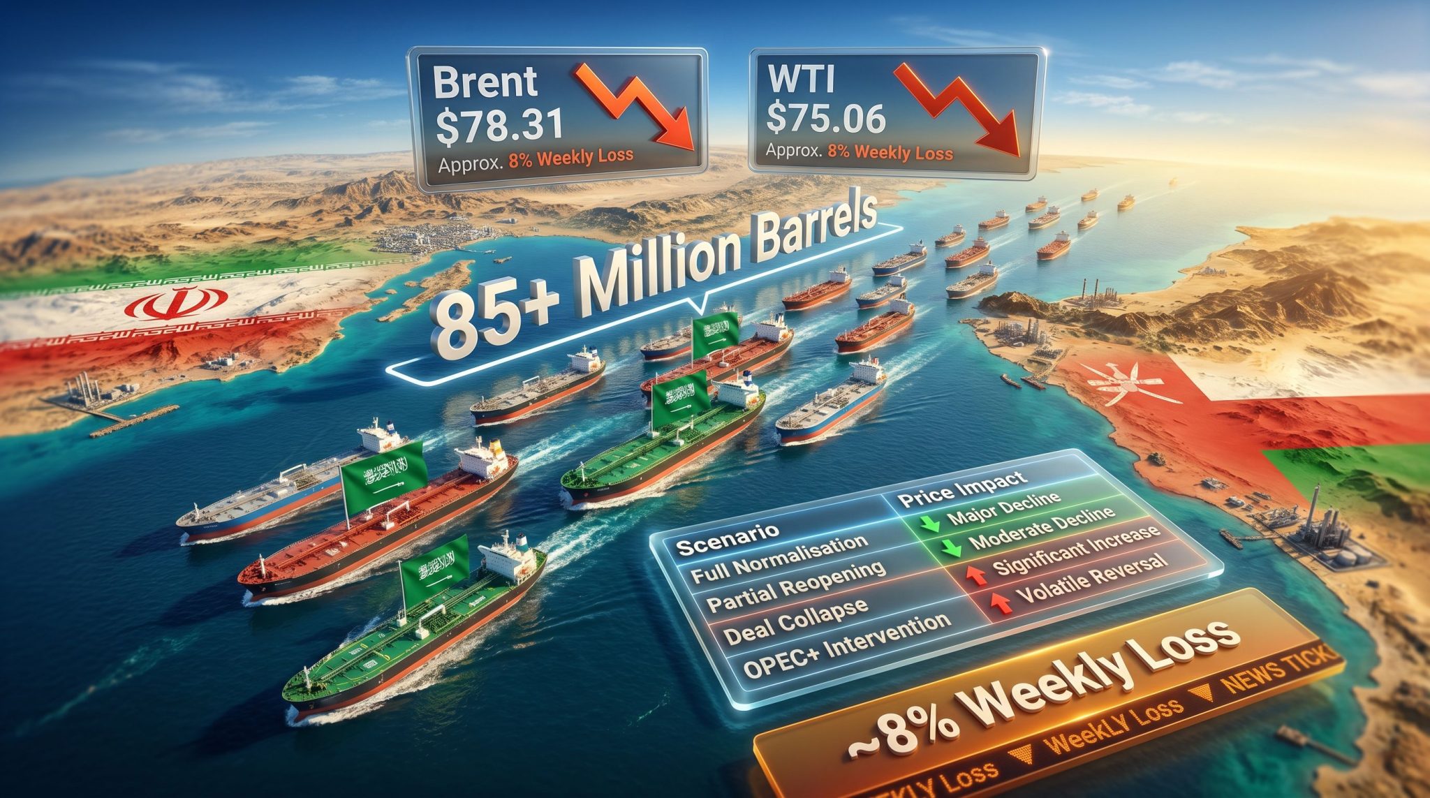Oil Falls as Strait of Hormuz Supply Resumes 2026