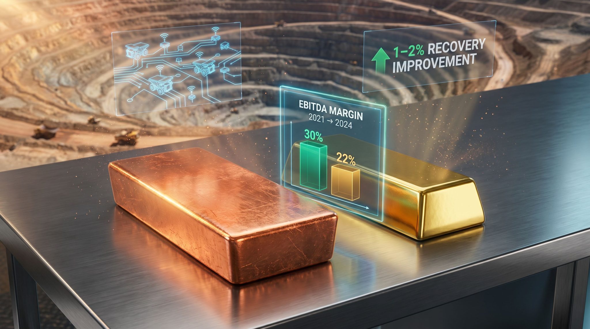 Copper-Gold Mining Technology and Tougher Margins