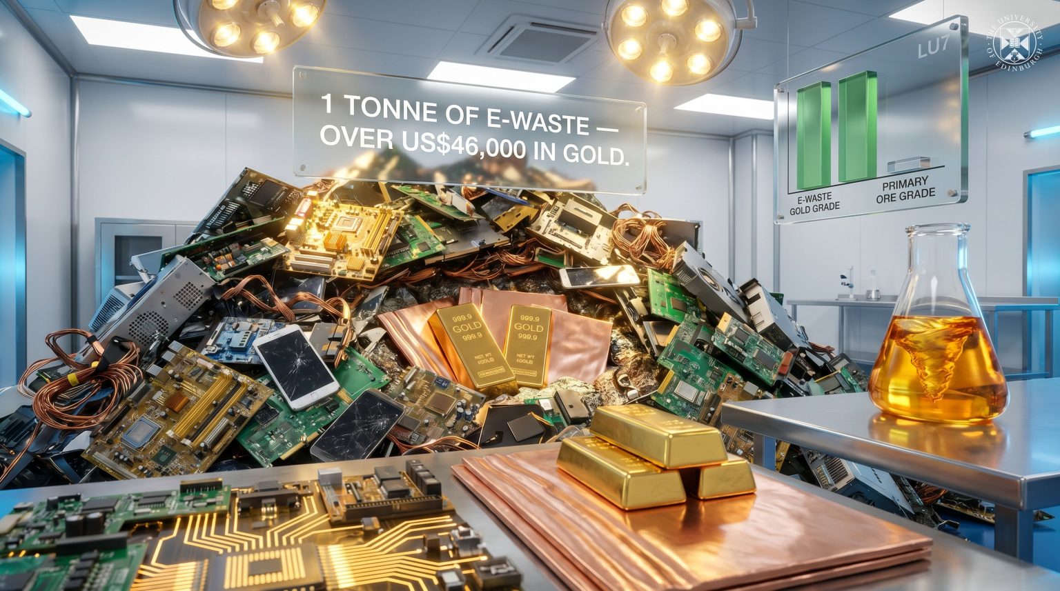 Lithium Universe E-Waste Gold & Copper Technology