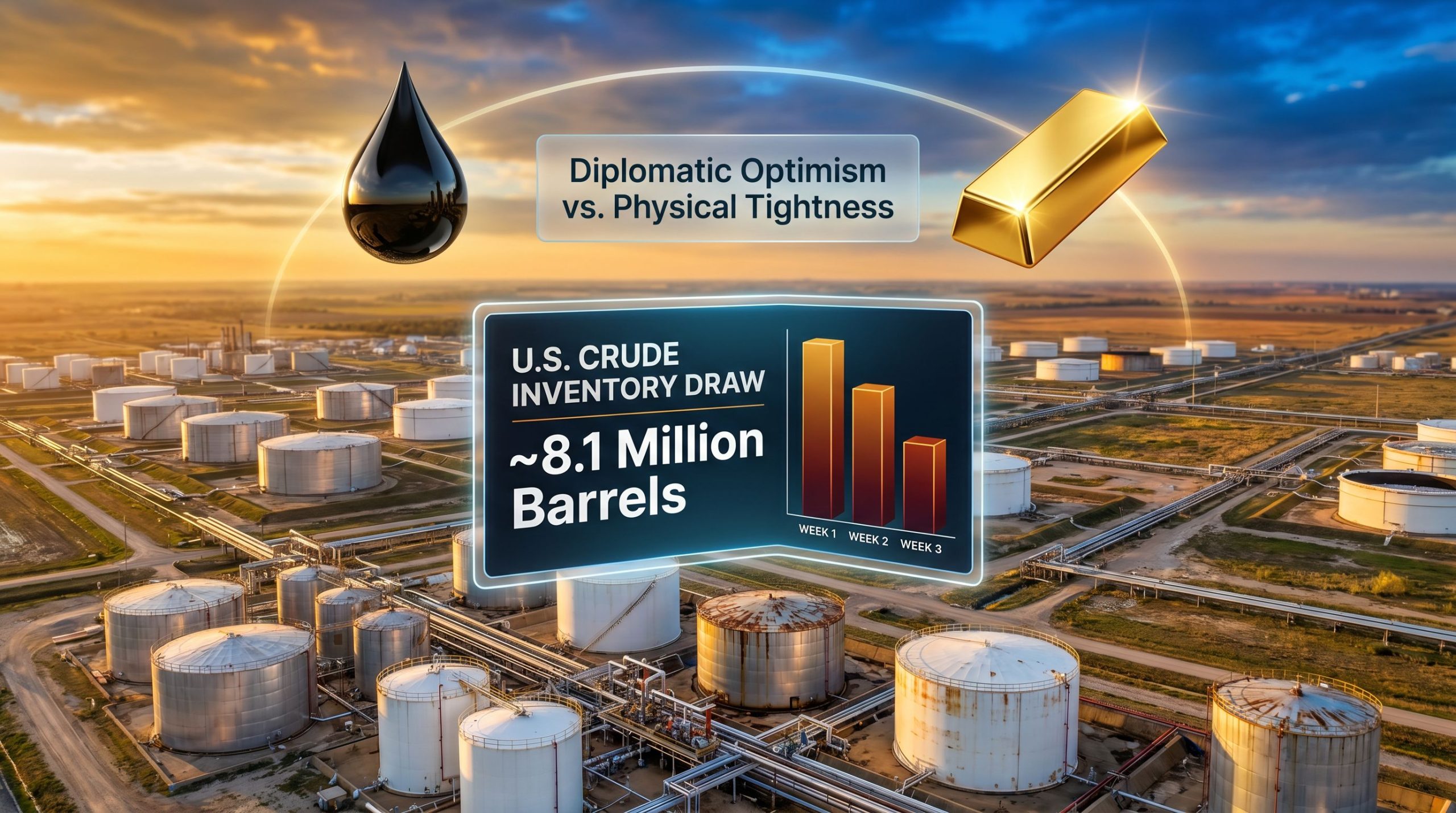 Oil Inventories Near Lows Despite Iran Peace Chatter