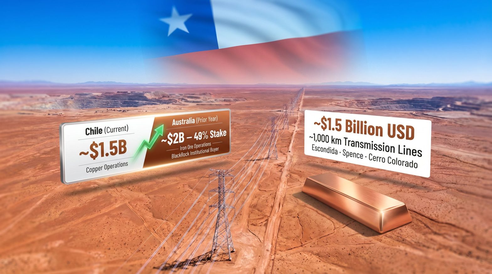 BHP Chile Power Transmission Line Sale: $1.5B Deal