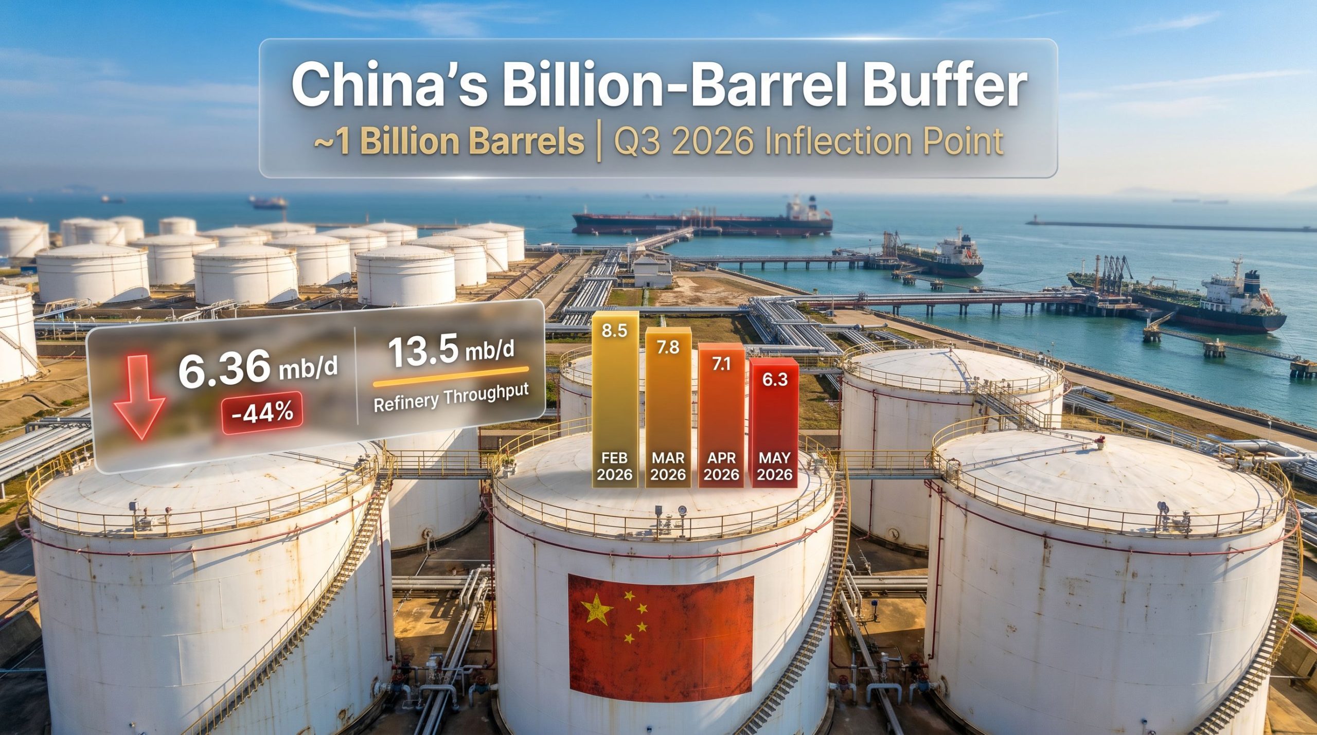 China Draws Down Billion-Barrel Oil Stockpile in 2026