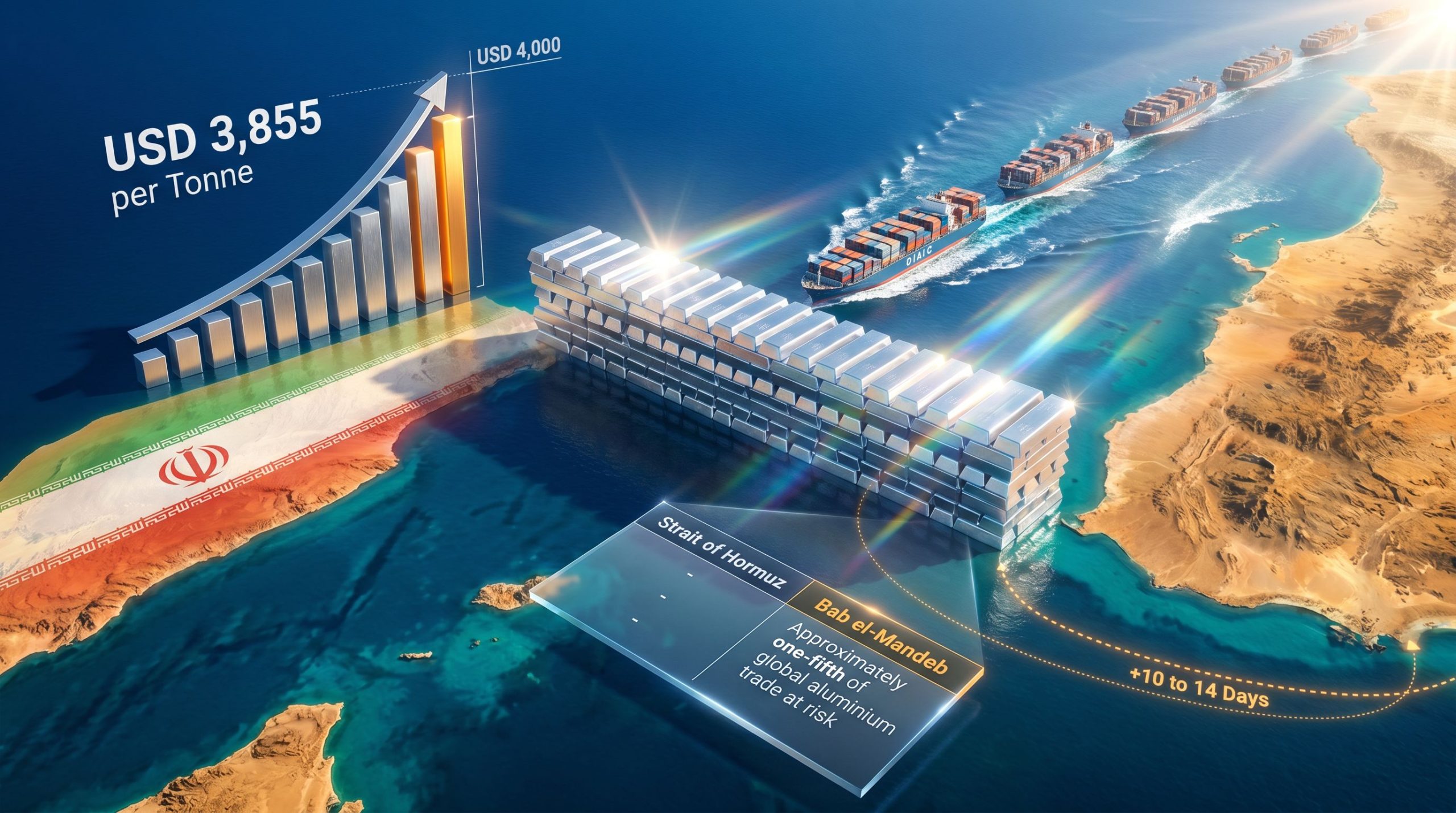 Iran Bab el-Mandeb Blockade & Aluminium Prices 2026