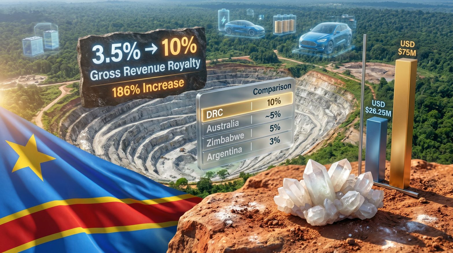 DRC Lithium Mining Royalties: What Investors Must Know