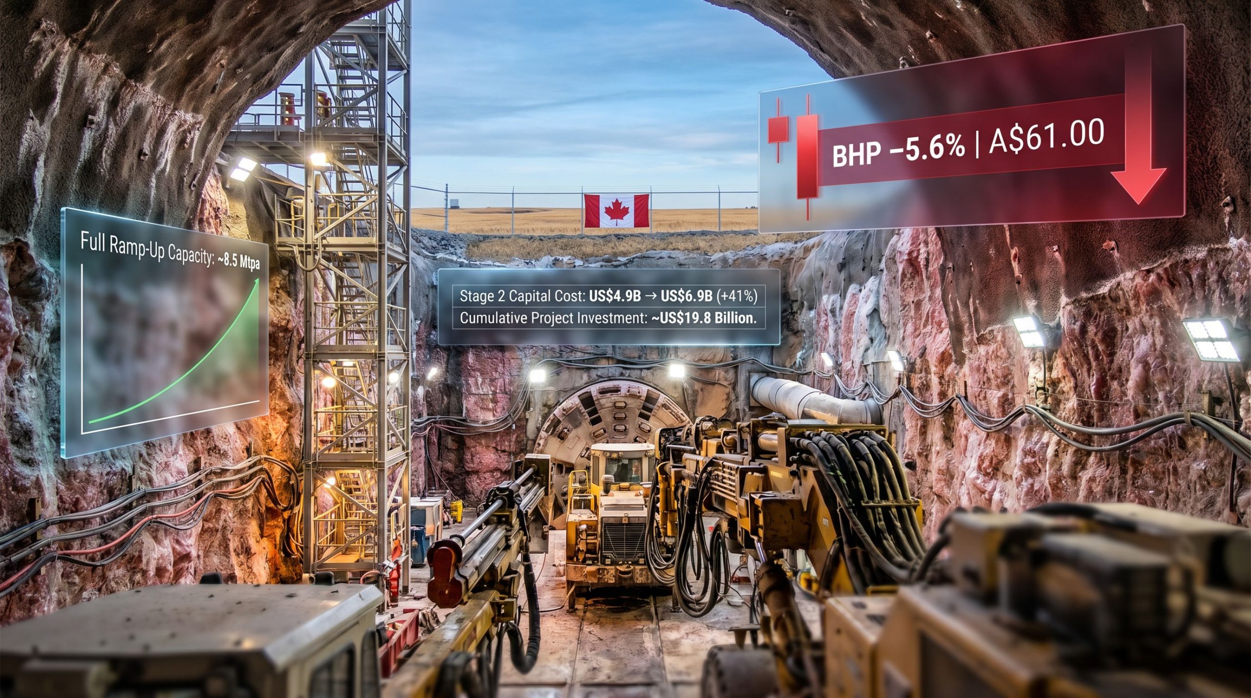BHP Jansen Potash Write-Down: $2.3B Cost Overrun