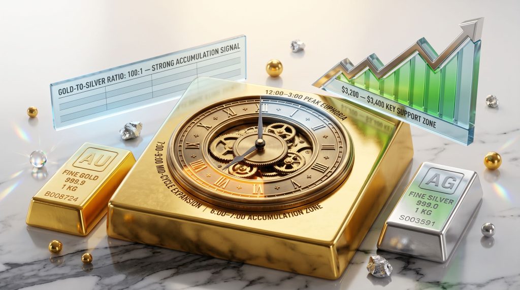 Bob Thompson Mining Clock: Gold & Silver Bull Market