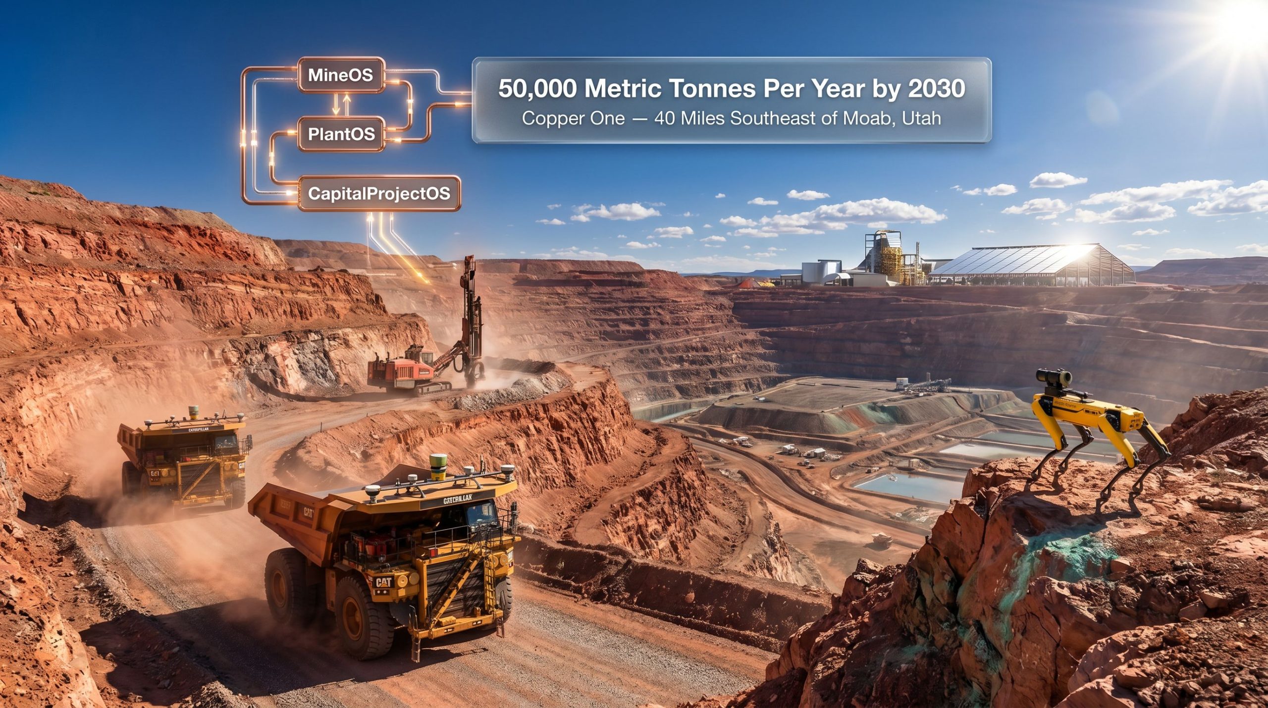 Mariana Minerals Utah Copper Mine Autonomous Restart