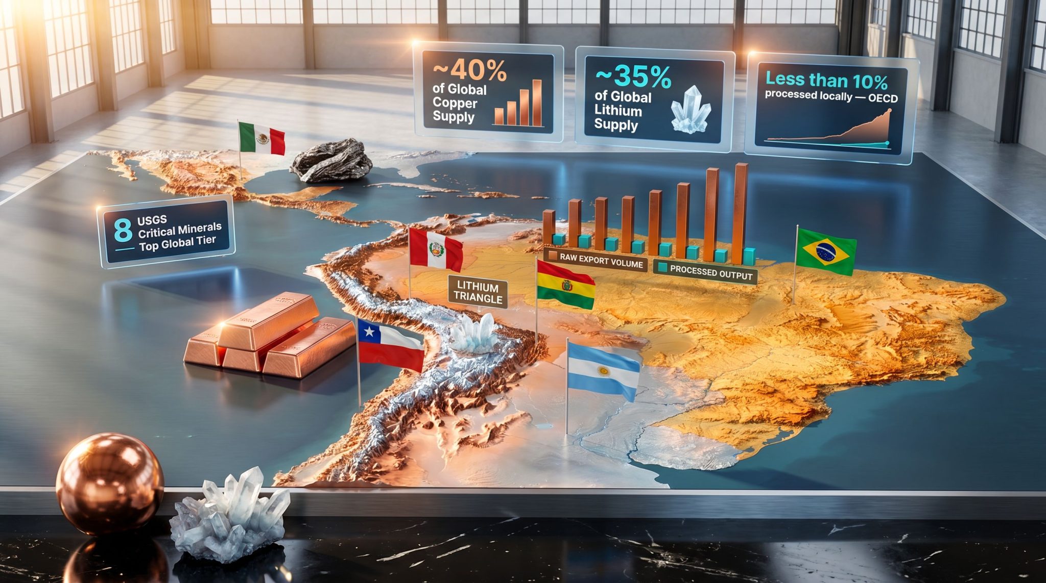 OECD Urges Latin America to Reform Critical Minerals