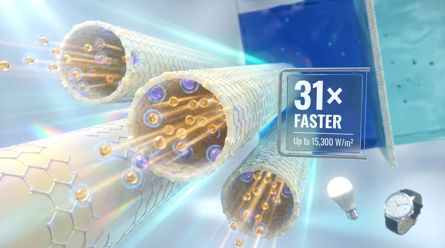 Boron Nitride Nanotube Lithium Ion Transport: 31x Faster
